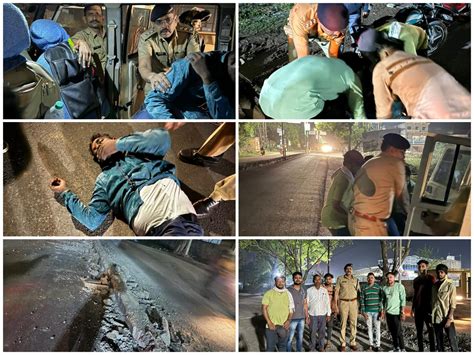 डीएसपीट्रैफिक ने मानवता का परिचय देकर सड़क दुर्घटना में घायल व्यक्ति