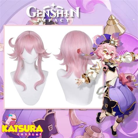 Peluca Dori Genshin Impact Katsura Cosplay