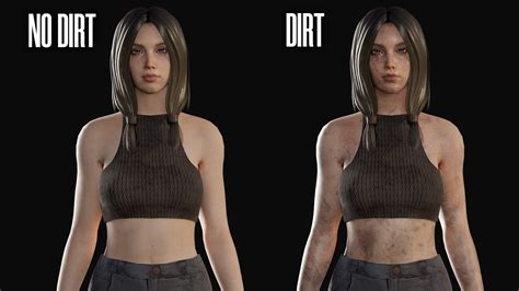 Leaked Game Assets Customizable Survival Girl