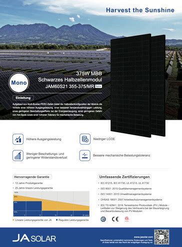 Einsteiger Balkonkraftwerk Mit Solarmodul Von Ja Solar Und Hoymiles HM