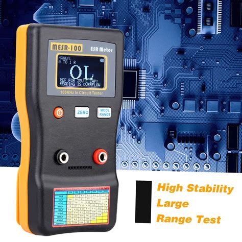 Mesr Esr Capacitor Tester Ohm Meter Measuring Internal Resistance