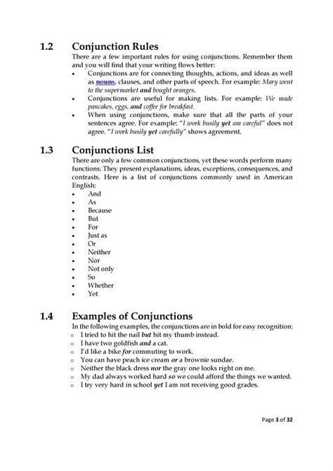 Note On Conjunctions Notes Learnpick India