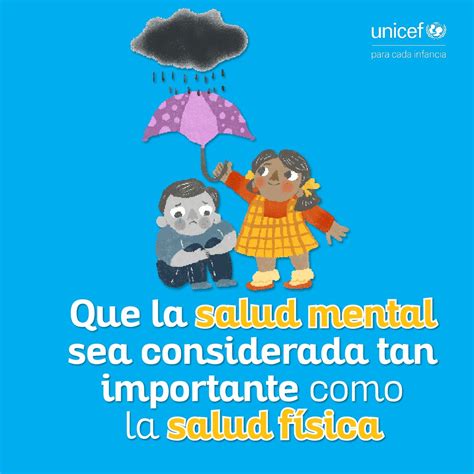 UNICEF Costa Rica On Twitter RT Uniceflac Porque La Salud Mental