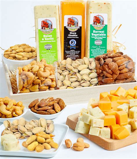Indulged™ Cheese And Nut Sampler Chocolate Covered Company