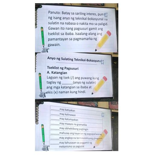 Panuto Batay Sa Sariling Interes Pumift Ng StudyX