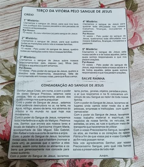 Pin De Tatiana Soares Em Terços Orações Espirituais Oração De Ajuda