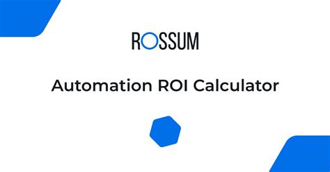 ROI Calculator Document Processing Automation