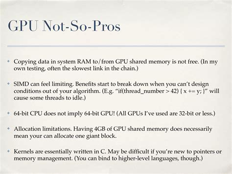Ruby Supercomputing Using The Gpu For Massive Performance Speedup V11 Ppt