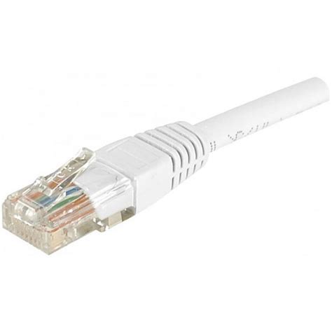 Câble RJ catégorie U UTP m Blanc Générique Devis gratuit LDLC pro Muséericorde