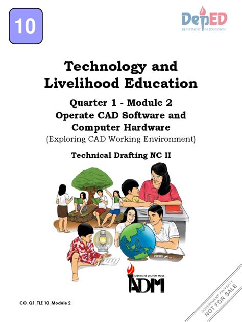 Tle10 Q1 Mod2 Ict Technical Drafting Cad Working Environment V3