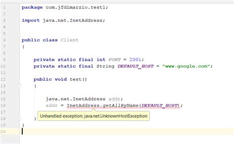 InetAddress Don T Work In Android But It Works In Netbeans Early