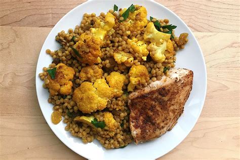 How To Make Moroccan Spiced Chicken With Turmeric Cauliflower Couscous