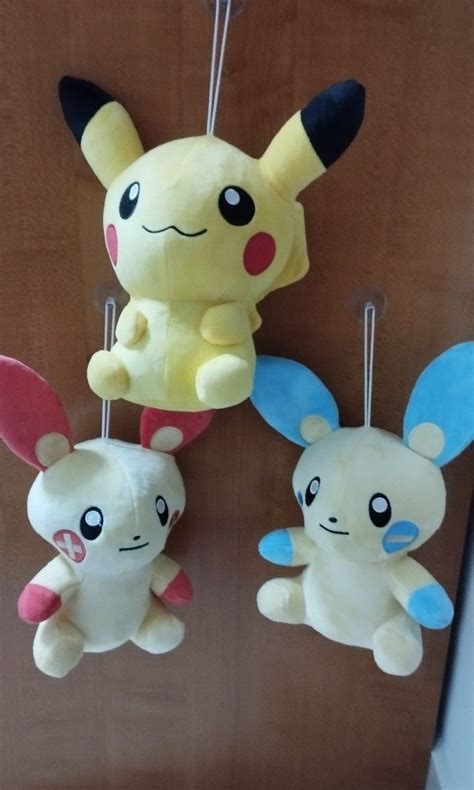 Pokemon Plushie Doll Pikachu Plusle Minun Hobbies And Toys Toys And Games On Carousell
