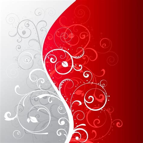 장식 꽃 추상적 인 배경 Eps Uidownload