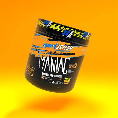Sport Asylum Maniac Extreme Pre Workout Supplement Supply