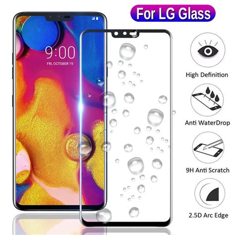 Закаленное Стекло полное покрытие для Lg V50 V40 V30 V20 Экран