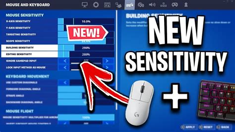 HOW TO MAKE YOUR Sensitivity BETTER ON Keyboard And Mouse FORTNITE