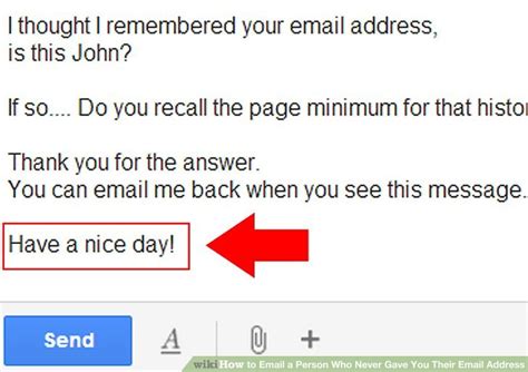 How To Email A Person Who Never Gave You His Or Her Email Address