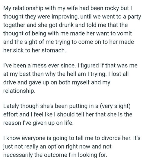 Drunk Wife Tells Husband She Does Not Love Him He Quits