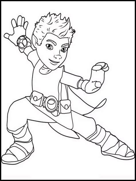 Tree Fu Tom Coloring Pages