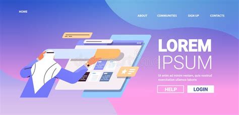 Arab Man Developer Creating Website Ui Interface Web Application