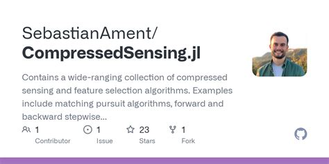 github sebastianament compressedsensing jl contains a wide ranging