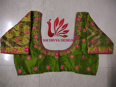 Computer Embroidery Blouse Designs