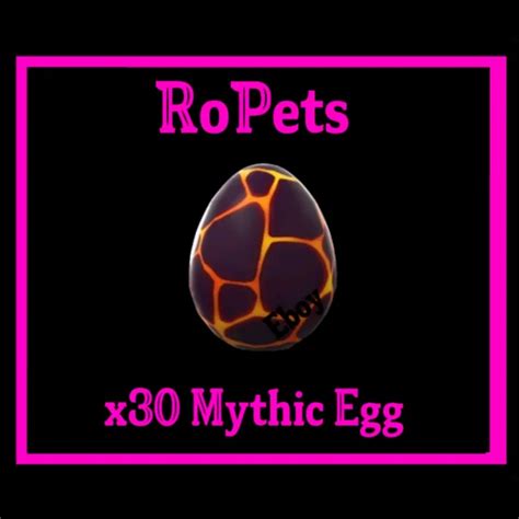 X30 Mythic Eggs RoPets Roblox Game Items Gameflip