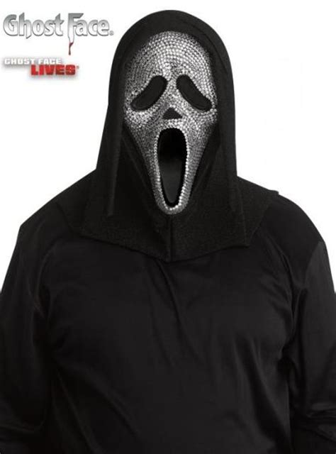 Ghostface Crystal Stones Bling Mask Scream Masks The Costume Shoppe