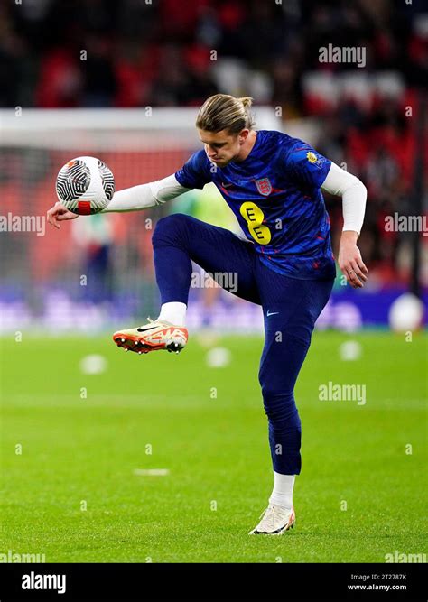 Englands Conor Gallagher Warms Up Ahead Of The Uefa Euro 2024