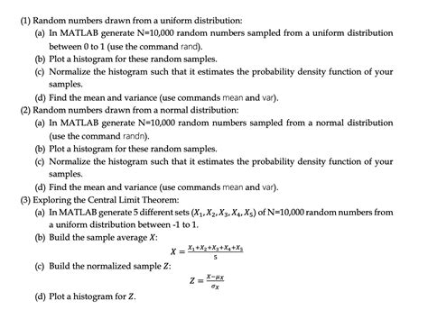 1 Random Numbers Drawn From A Uniform Distribution