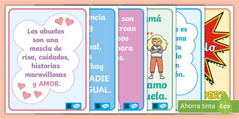 Imágenes Del Día De Los Abuelos Con Frases Teacher Made