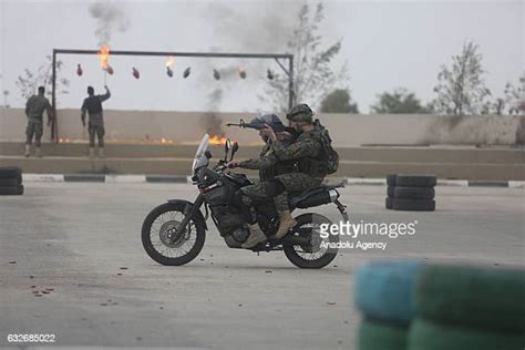 Palestinian National Security Forces Photos And Premium High Res