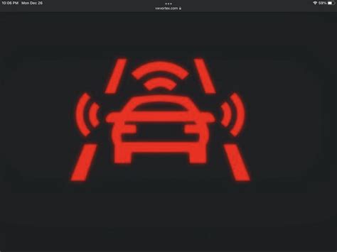 Weird Intermittent Red Warning Symbol In Middle Of Dash Volkswagen