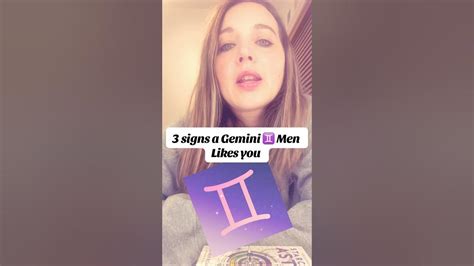 3 Signs A Gemini Man Likes You Gemini Geminiman Geminiinlove