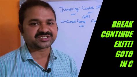 Jumping Unconditional Control Statatements Breakcontinueexit