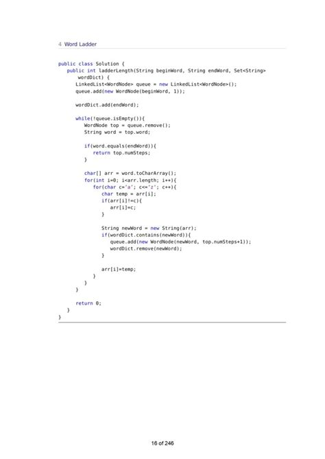 Leetcode Solutions In Java Pdf