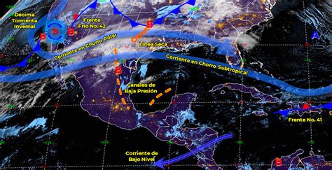 El Frente Frío No 42 Y Un Vórtice De Núcleo Frío Originan La Décima