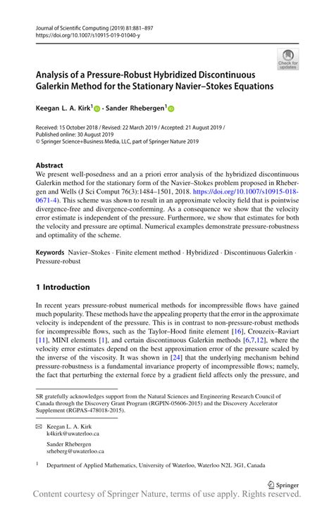 Analysis Of A Pressure Robust Hybridized Discontinuous Galerkin Method