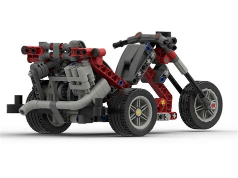 Lego Moc 42132 Trike V6 By Fabiobrickinthewall Rebrickable Build