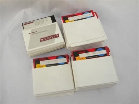 Huge Lot Early Cad Engineering Fea Analysis Software 5 25 Floppy Disks