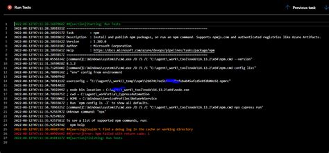 NPM Execution Problem Couldn T Find A Debug Log In The Cache Or