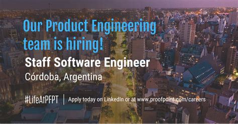 ricardo bordon on linkedin proofpoint hiring staff software engineer