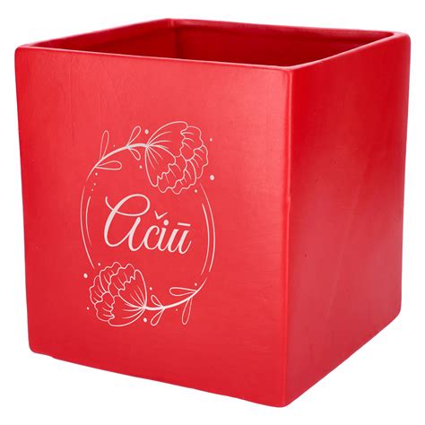 Graviruotas Vazonas Ačiū Smagiosdovanos Lt