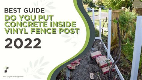 Can You Fill Vinyl Fence Posts With Concrete Pro Tips 2025
