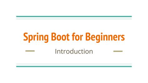 learn spring boot with bisky intoduction ppt