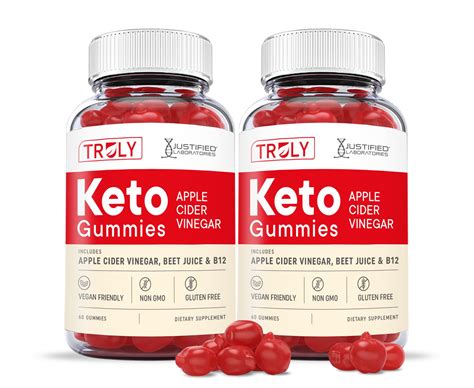 Justified Laboratories Keto Acv Gummies 1000mg 2 Pack With Pomegranate