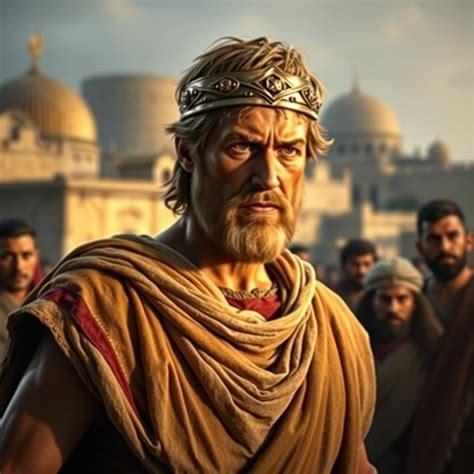 Realistic Depiction Of Saul Of Tarsus A Tense Encounter In Ancient