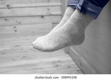 Female Legs Woolen Socks Stock Photo 401204626 Shutterstock