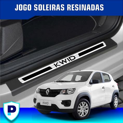 Soleira Resinada Renault Kwid Kit Shopee Brasil